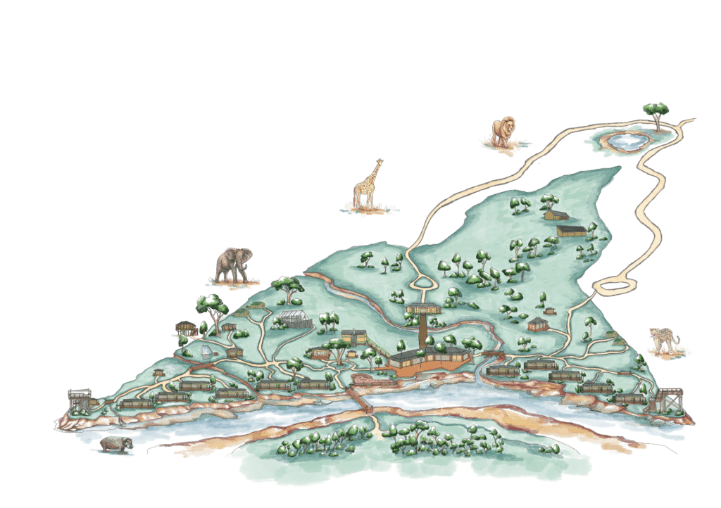 Property Map - Ishara – A luxury tented camp in the Masai Mara